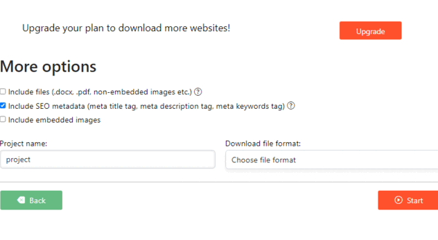 Download HTML format - WebsiteDownloader.com